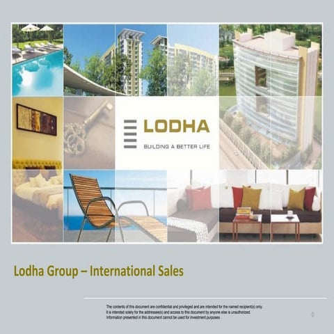 Why real estate and why lodha | PPT