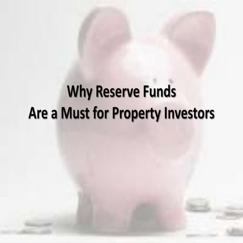Why reserve funds(finished) | PPT