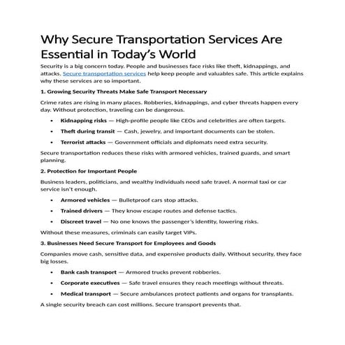Why Secure Transportation Services Are Essential in Todays World.docx