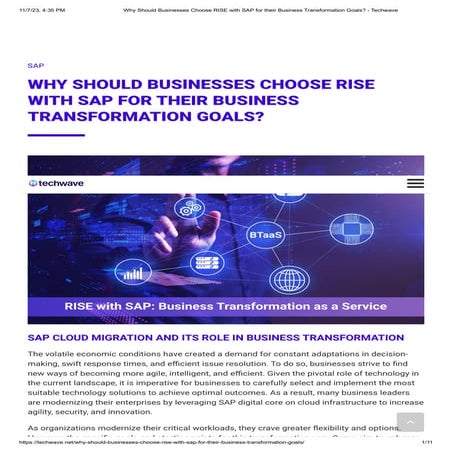 Why Should Businesses Choose RISE with SAP for their Business ...