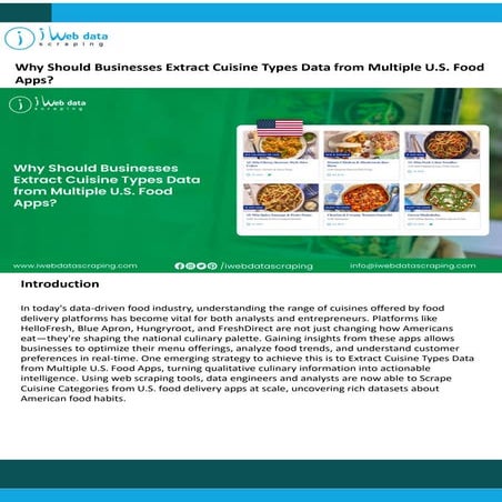 Why Should Businesses Extract Cuisine Types Data from Multiple U.S ...