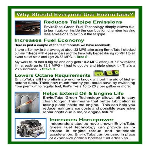 Why You Should Use EnviroTabs | PDF