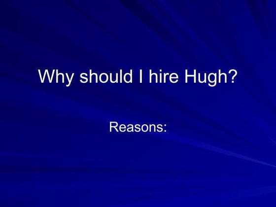 Hugh knight what have i been doing | PPT