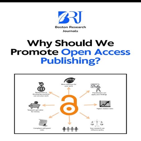 Why should we promote open access publishing | PDF