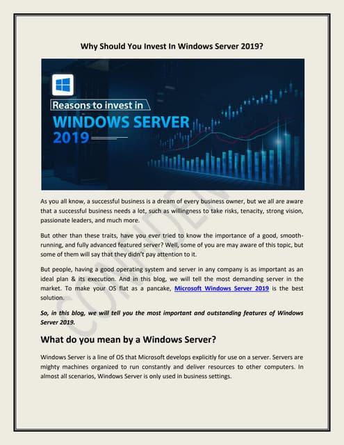 History of Windows Server | PPTX