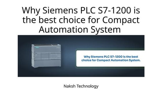 Programmable logic controller - Siemens S7-1200 | PPTX