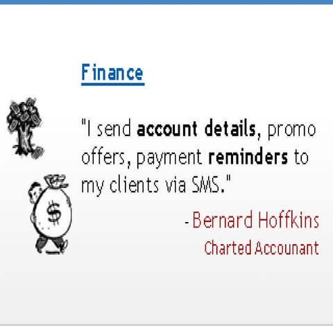 why should one use SMS services | PPT | Information Services Industry ...