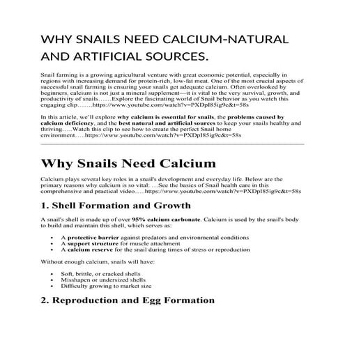 WHY SNAILS NEED CALCIUM-NATURAL AND ARTIFICIAL SOURCES..docx