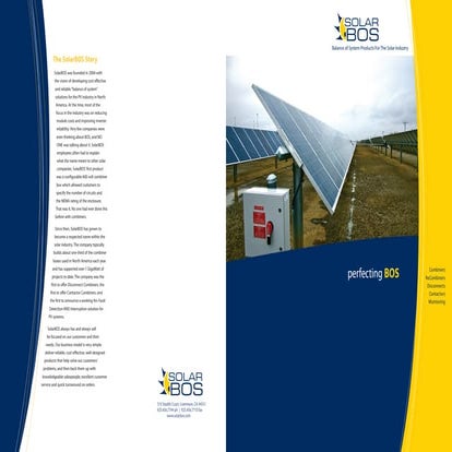 SolarBOS Brochure | PDF