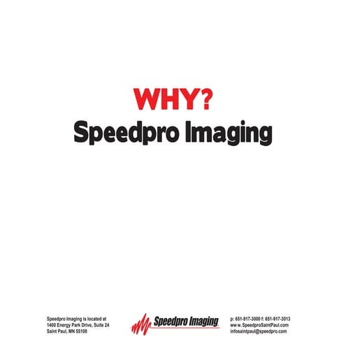Why Speedpro Imaging? | PDF