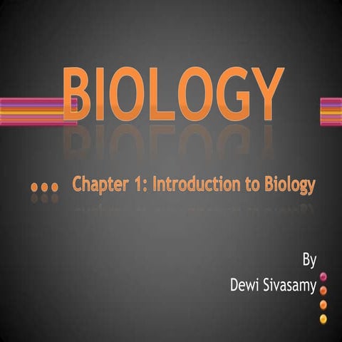Why study bio | PPT