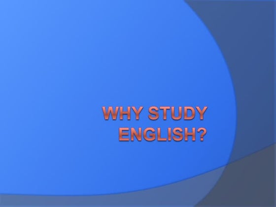 Why is learning english important | DOCX