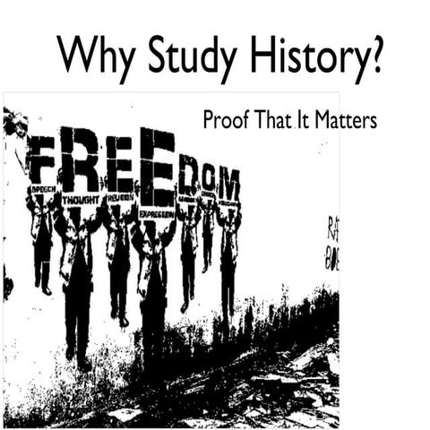 Why Study History | PPT