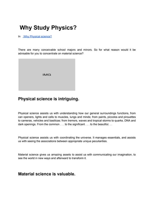 Physics | PPTX | Physics | Science