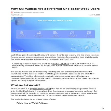 Why Sui Wallets Are a Preferred Choice for Web3 Users.pdf