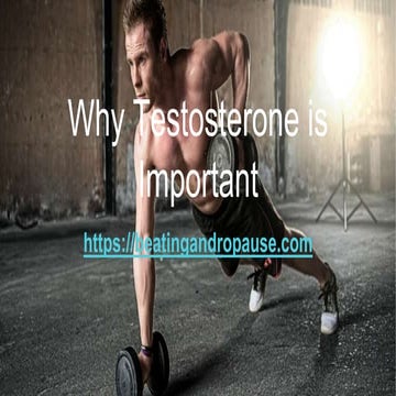 Why testosterone is important | PPT