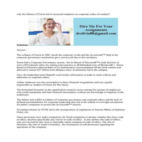 Enron work | PPT