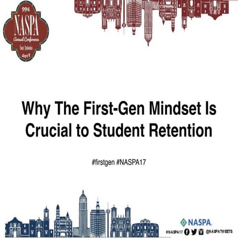 Why the First-Gen Mindset is Crucial to Student Retention | PDF