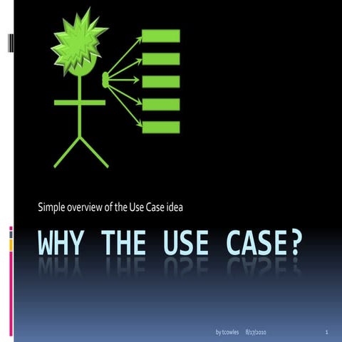 Why the use case | PPT