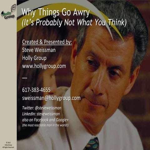 Why Things Go Awry | PPTX