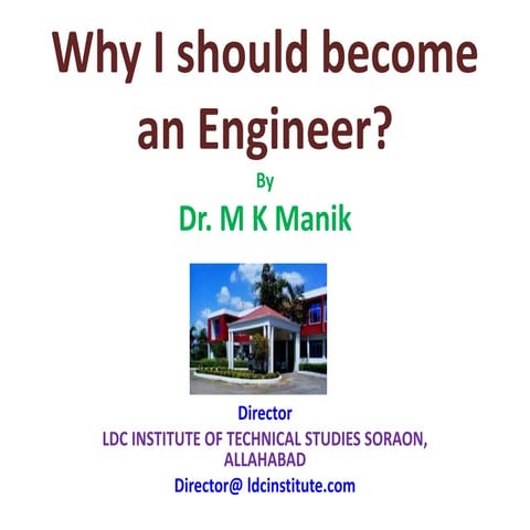 Why to become an engineer | PPT