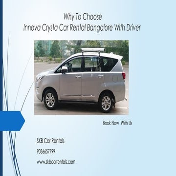 innova crysta hycross car rent bangalore | PPTX