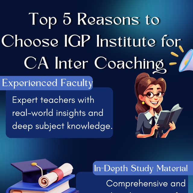 why to choose igp institutes , why it is leading in ca coaching ...