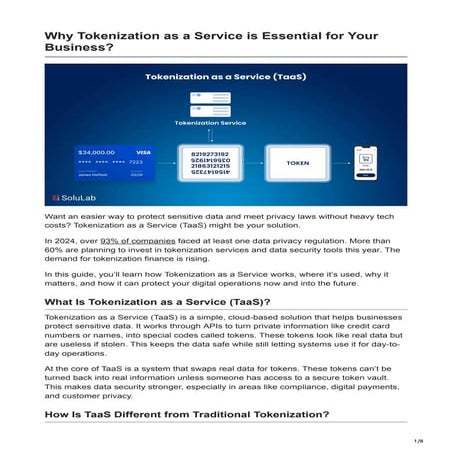 Why Tokenization as a Service is Essential for Your Business.pdf