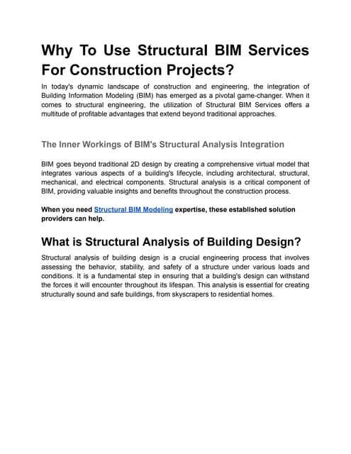 Structural Design Process: Step-by-Step Guide for Buildings | PDF ...