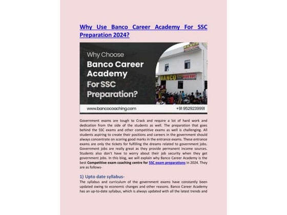 How to Start Study for SBI Bank Exams.pptx | Educational Assessment ...