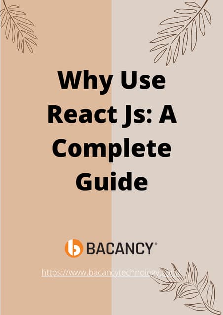 React Js - A Quick Introduction Tutorial | Ppt