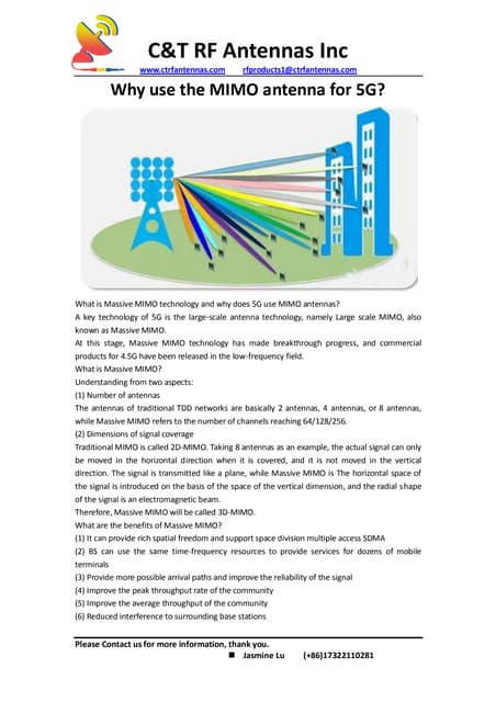 Understanding the Basics of MIMO Communication Technology | PDF