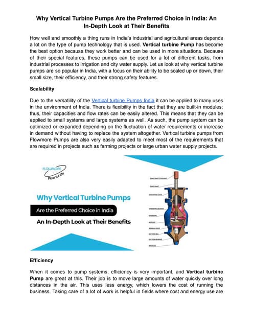 Vertical Turbine Pumps: The Powerhouse of Efficient Water Management in ...