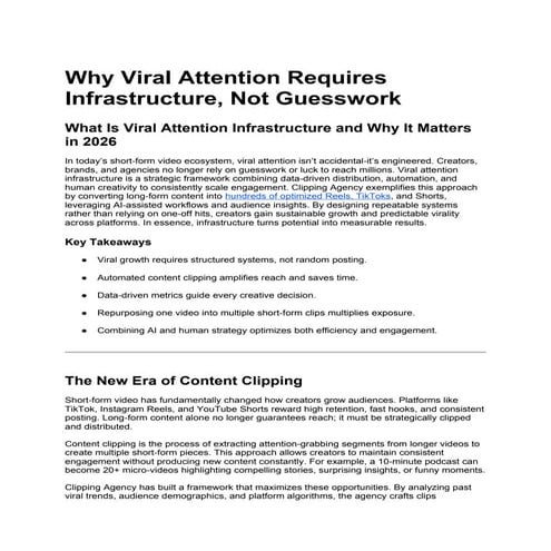 Why Viral Attention Requires Infrastructure, Not Guesswork.docx