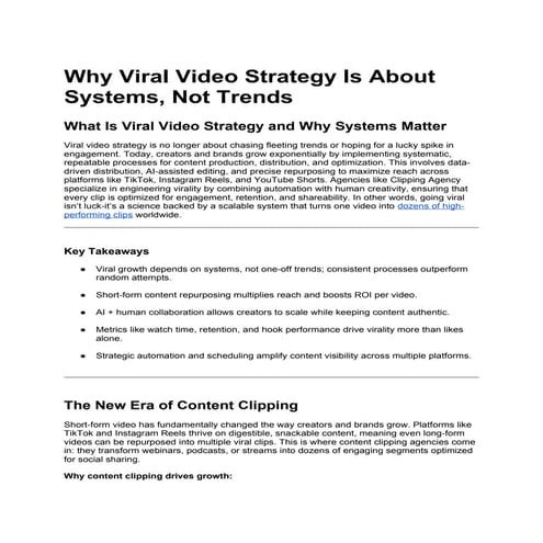 Why Viral Video Strategy Is About Systems, Not Trends.docx