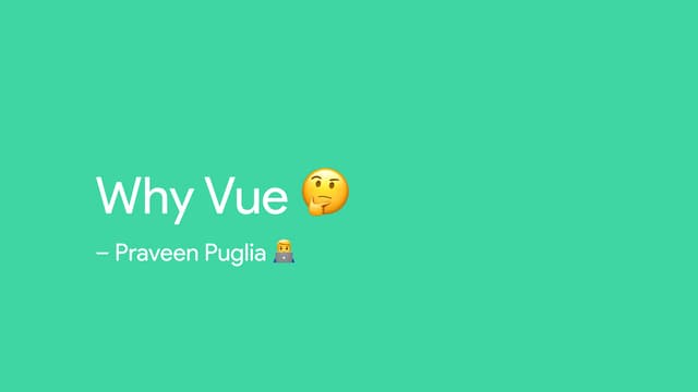 Why Vue Js Ppt 3683
