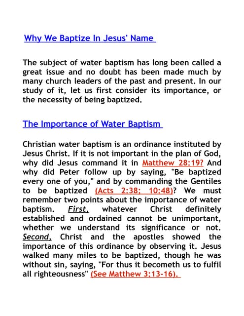 Baptism of Jesus slide show | PPSX