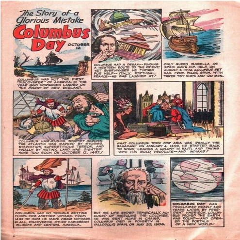 Why We Celebrate Columbus Day | PDF | National & Civic Holidays | Holidays