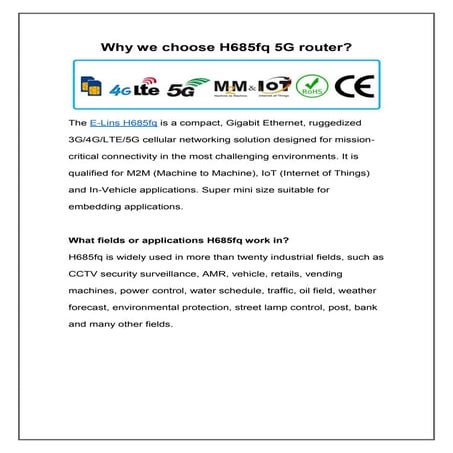 Wireless Communication Solution For Smart Factory System & E-Lins Router.pdf