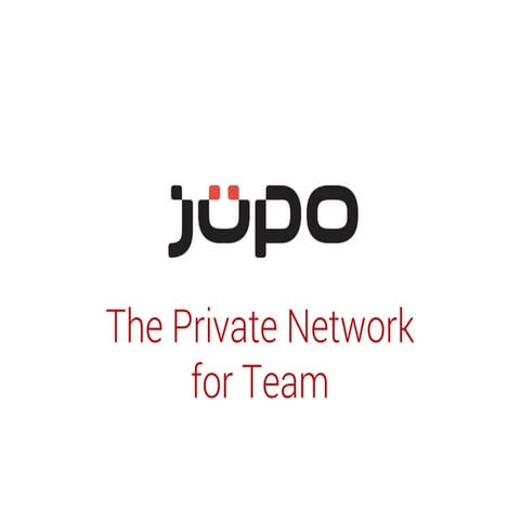 Why We Create Jupo? /w @juposocial | PDF