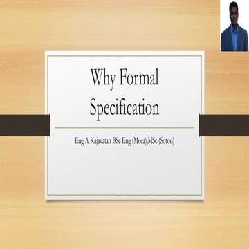Why we need formal specification | PPT