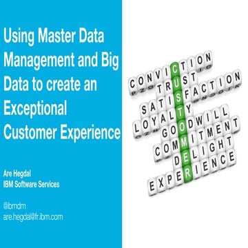 Creating an Exceptional Customer Experience with Master Data Management ...
