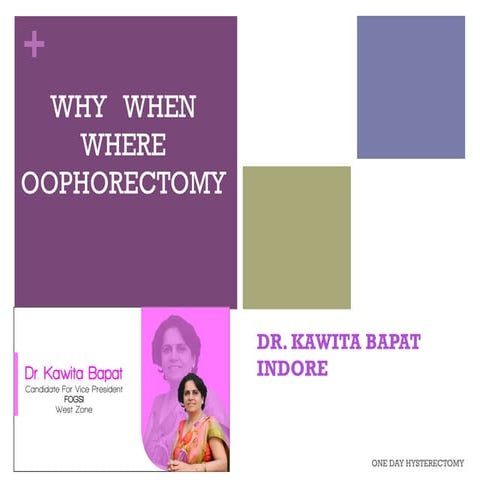 Why when where oophorectomy | PDF