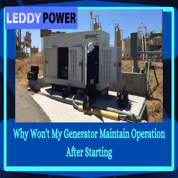 How To Diagnose Generator AVR Problems A Comprehensive Guide | PPTX