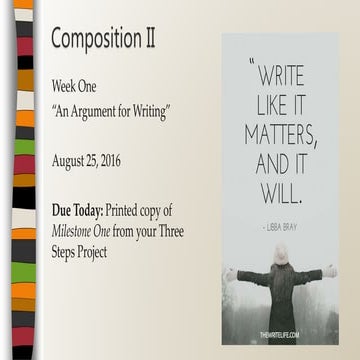 Why writing matters T_TH | PPTX