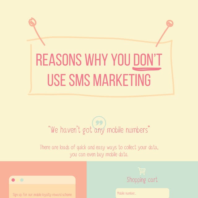 Why you don't use SMS marketing | PDF Why you don't use SMS marketing | PDF