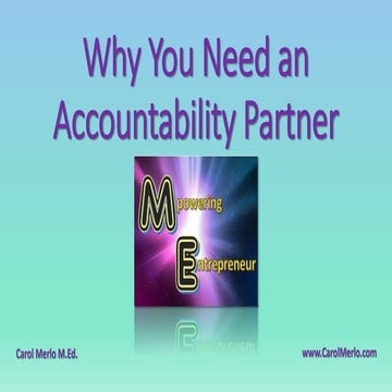Why you need an accountability partner | PDF