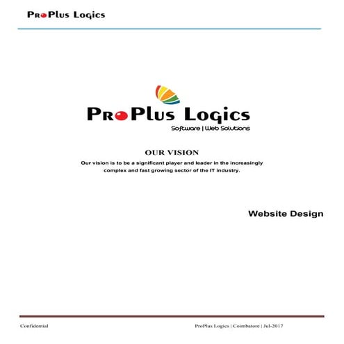 Why you need a website? by Proplus Logics Coimbatore | PDF | Web Development | Internet