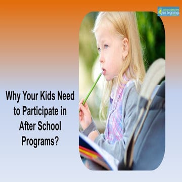 After school programs | PDF