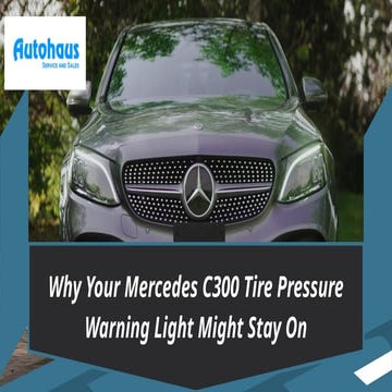 Mercedes C300 Tyre Pressure